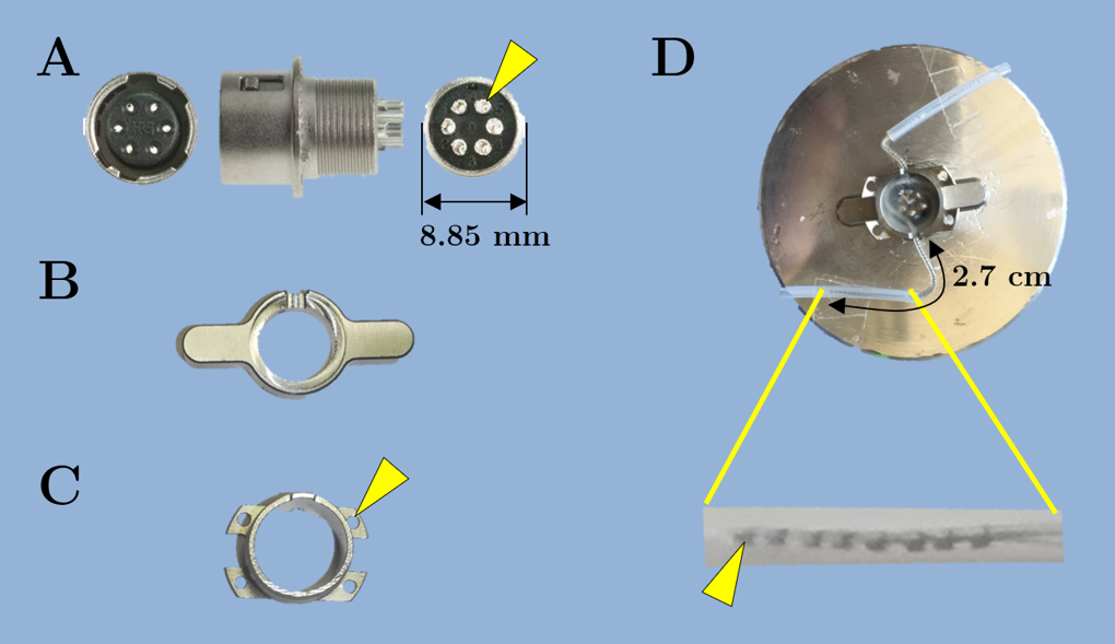 CI chronic head connector (6-pin push-pull) | HK Auditory Neuroscience